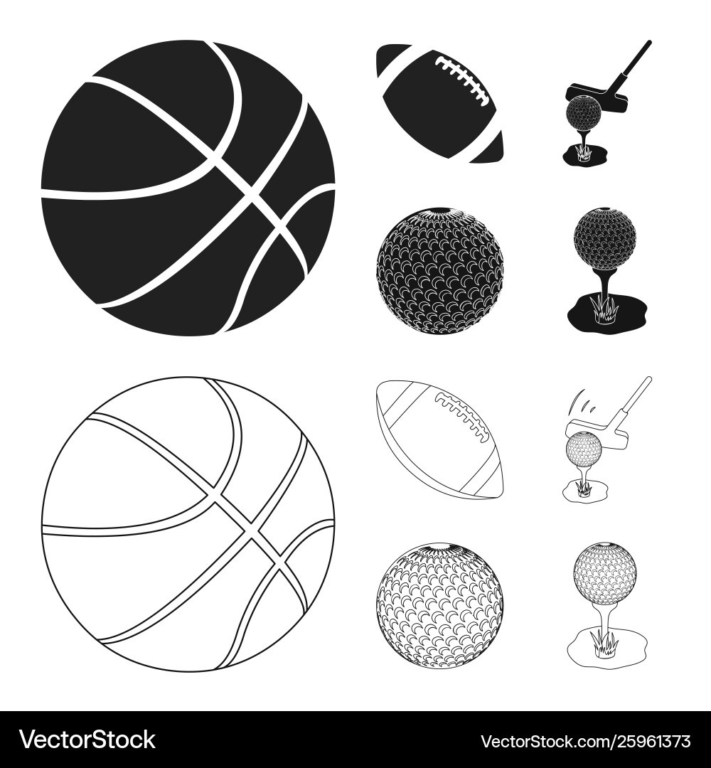 Design ball and soccer icon set Royalty Free Vector Image