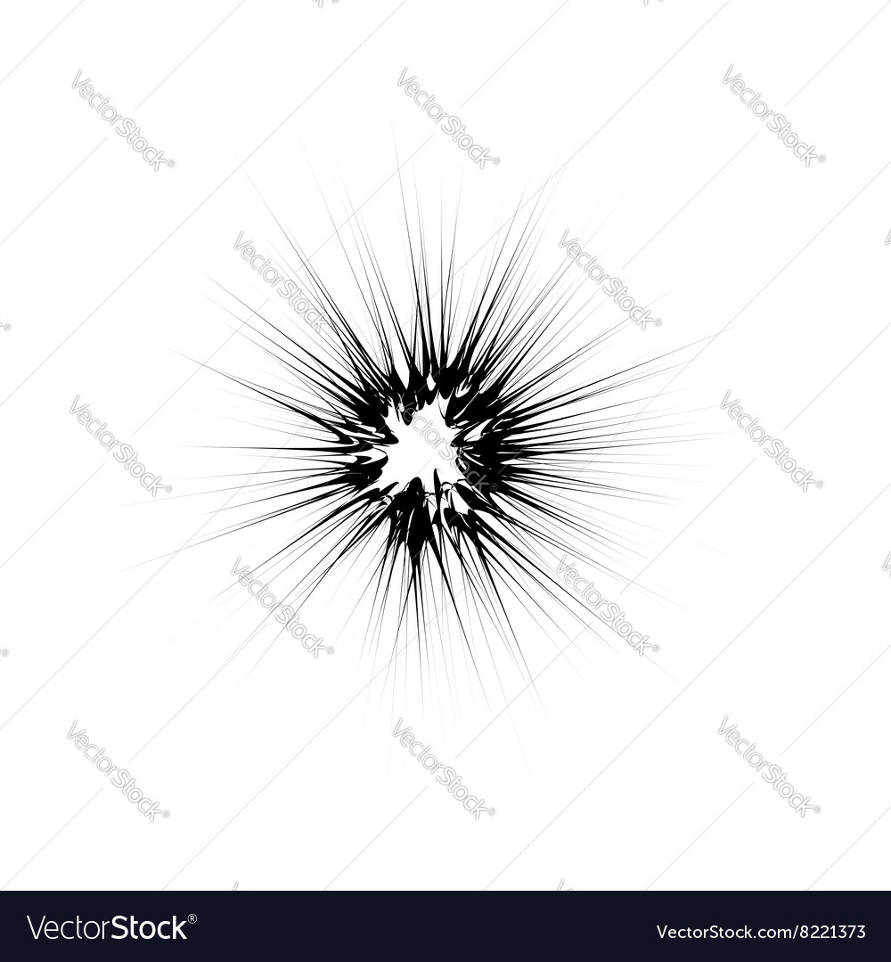 Explode flash cartoon explosion star burst Vector Image