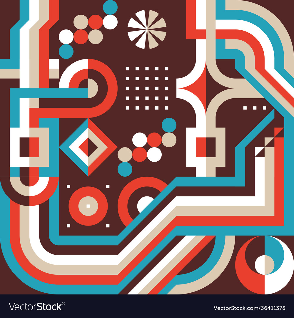 Background geometric design abstract pattern Vector Image