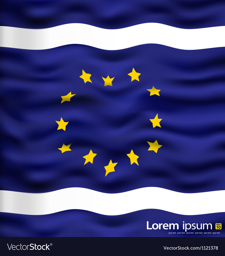 EU flag Royalty Free Vector Image - VectorStock