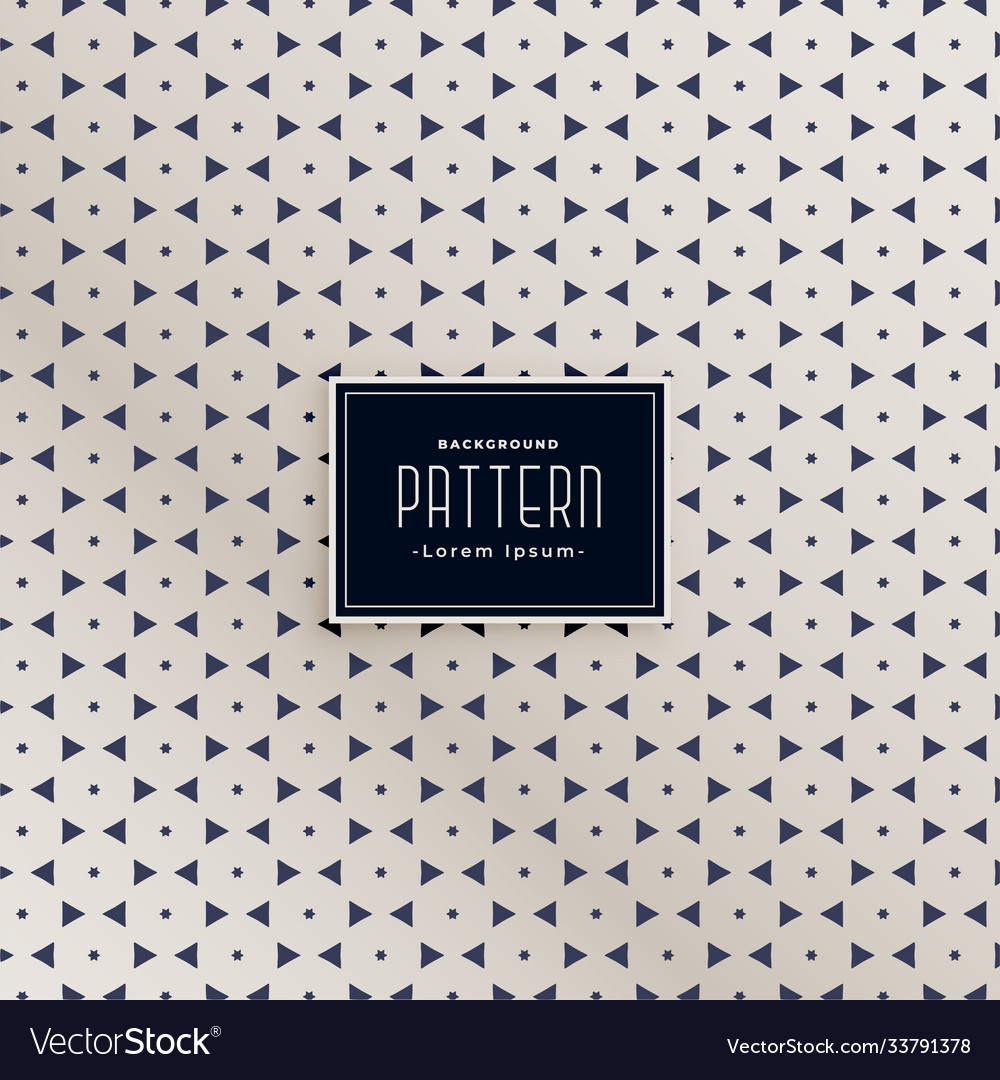 Small triangle shape black and white pattern Vector Image