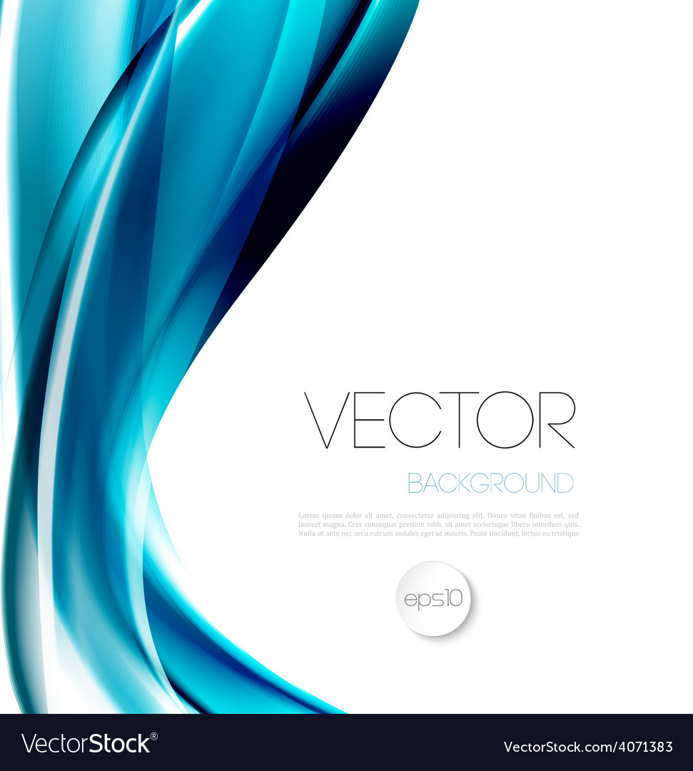 Abstract Wave Template Background Brochure Design Vector Image