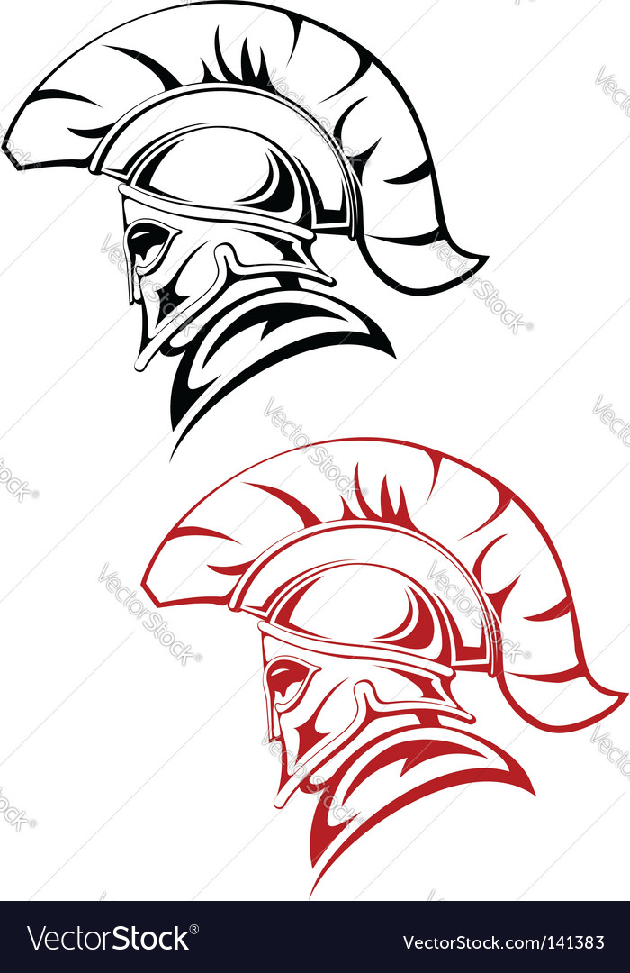 Ancient warrior Royalty Free Vector Image - VectorStock