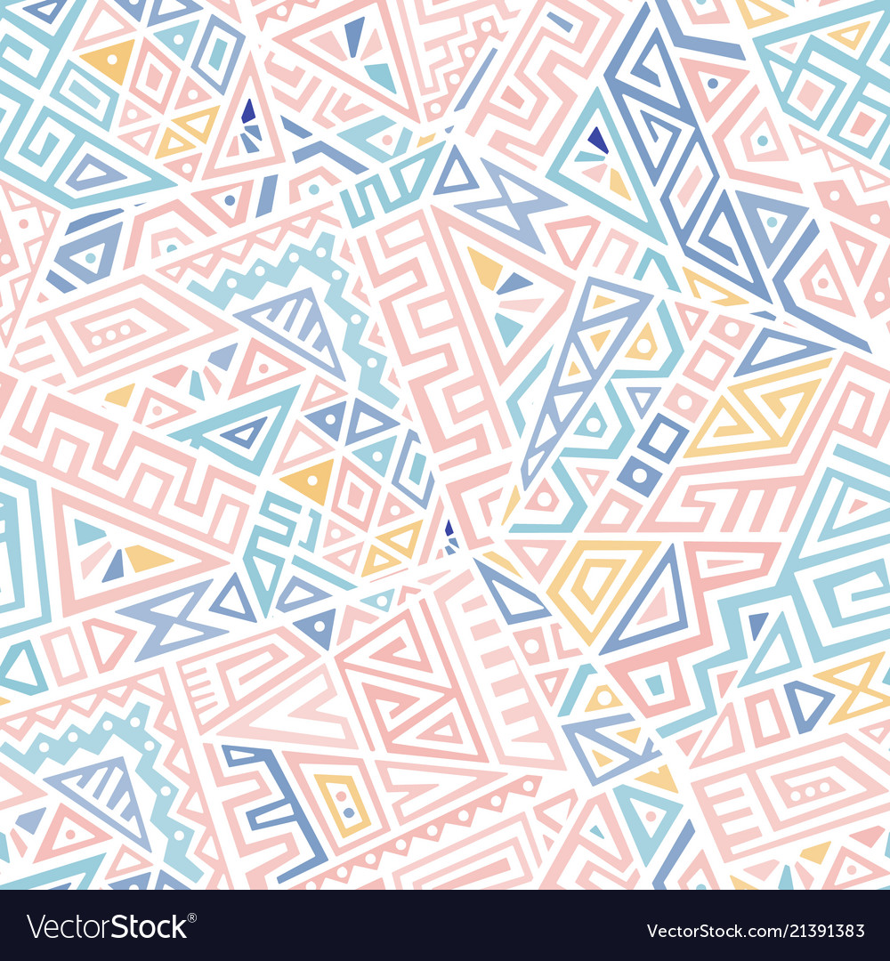 Creative seamless pattern Royalty Free Vector Image