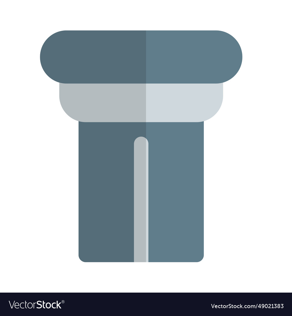 Pillar a structural support in architecture Vector Image
