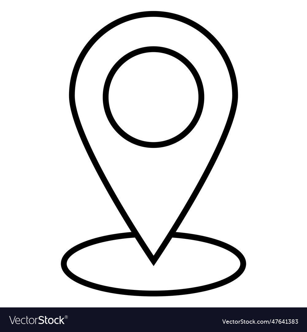 Pin pointer location icon location Royalty Free Vector Image Pin pointer location icon location Royalty Free Vector Image