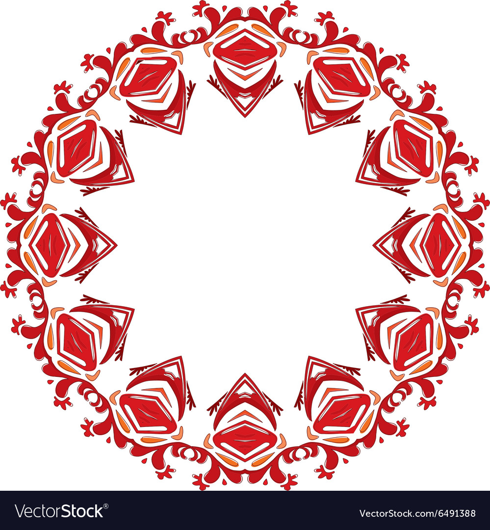 Decorative circle Royalty Free Vector Image - VectorStock