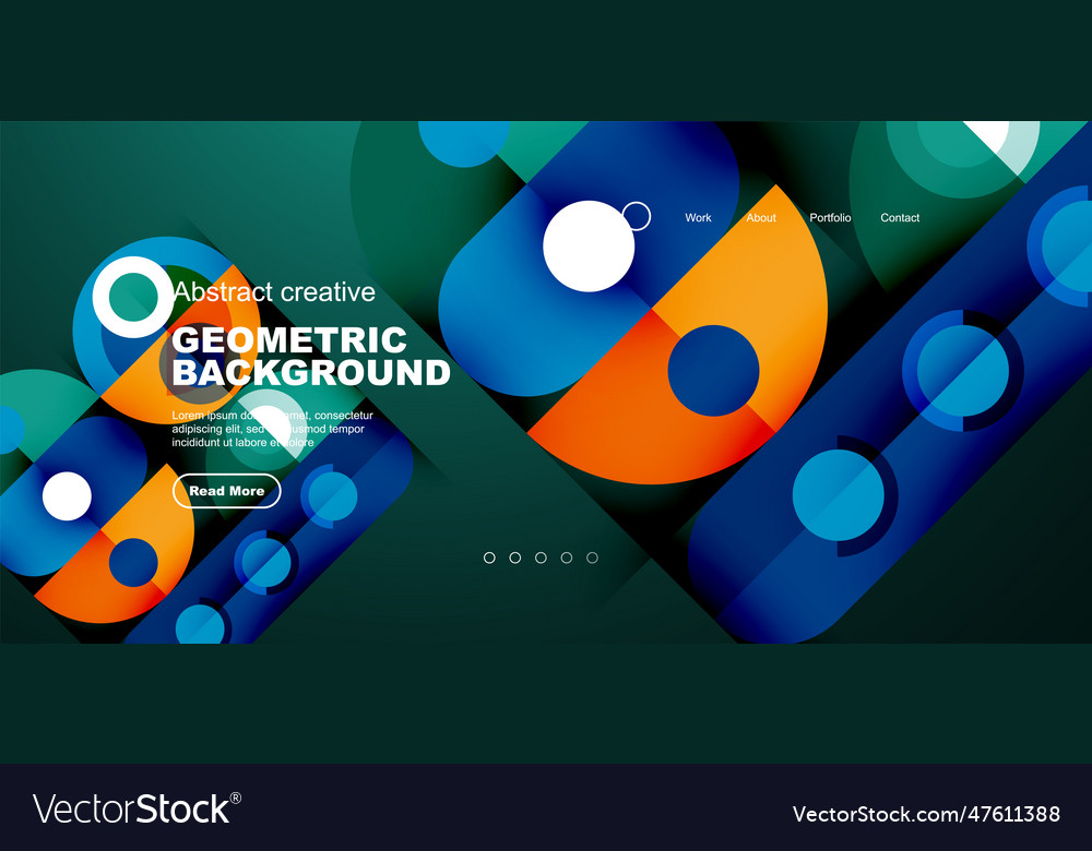 Simple circles and round elements pattern Vector Image