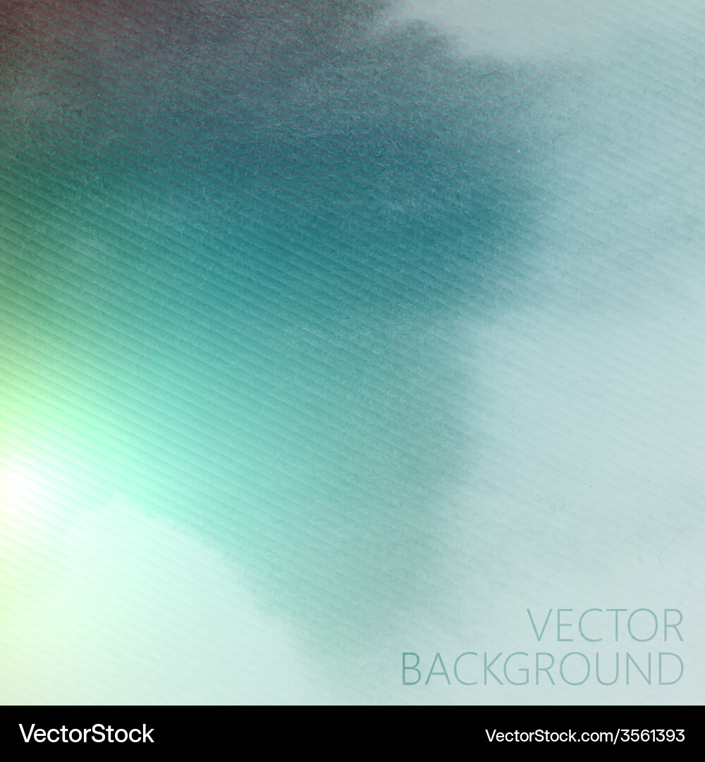 Abstract blue azure watercolor background Vector Image