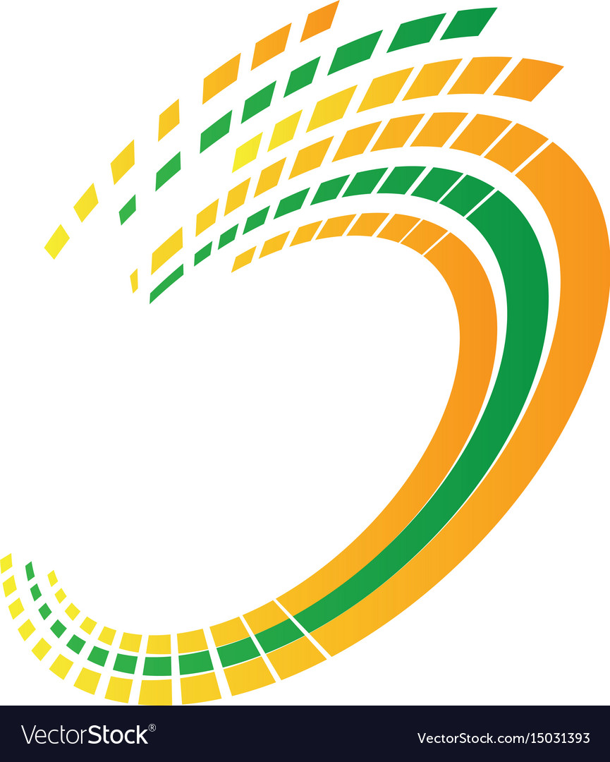 Abstract technology logo image Royalty Free Vector Image