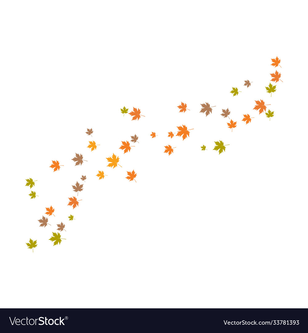 Autumn leaf background Royalty Free Vector Image