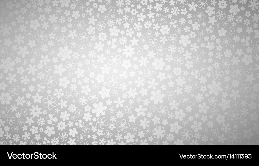 Background of small flowers Royalty Free Vector Image