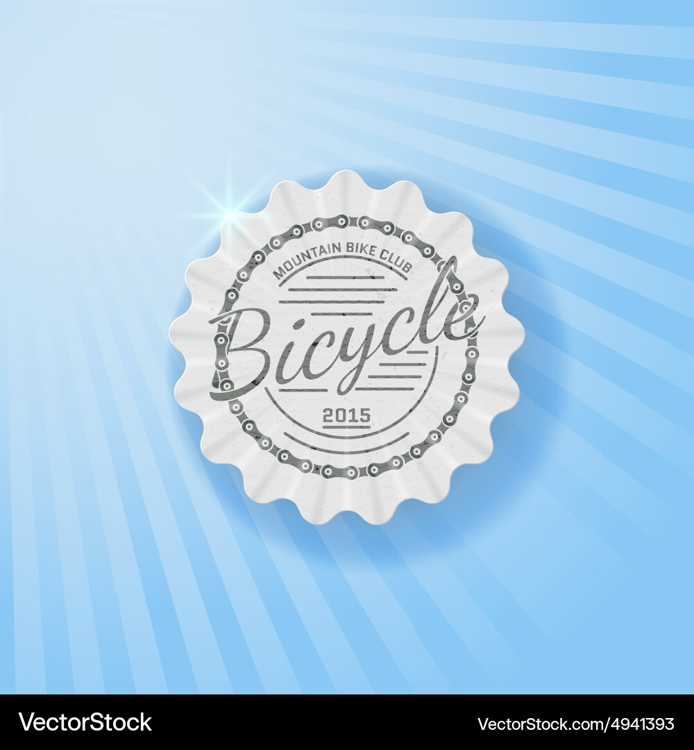 Bicycle badges logos and labels for any use Vector Image