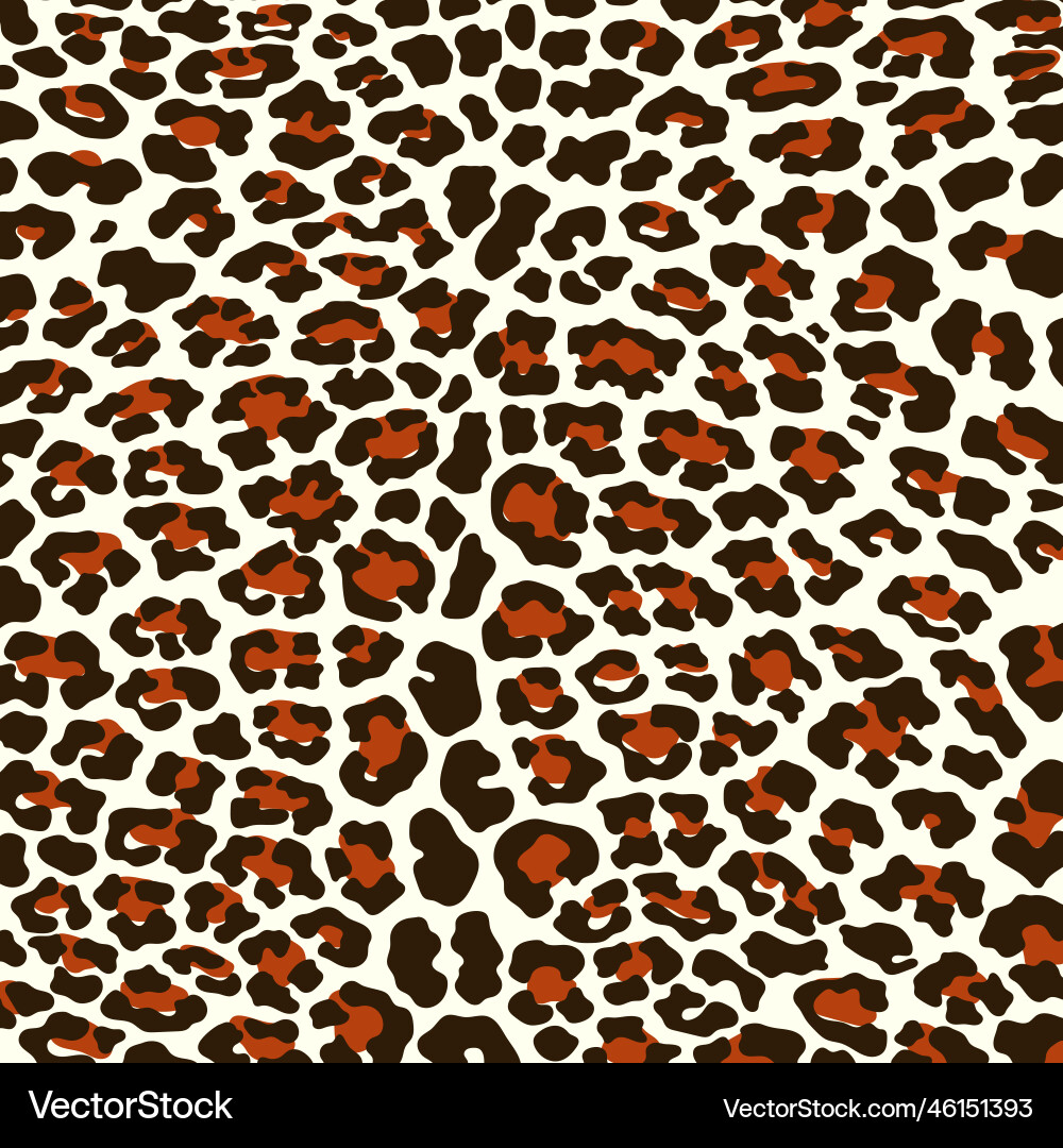 Cheetah leopard jaguar animal seamless Royalty Free Vector