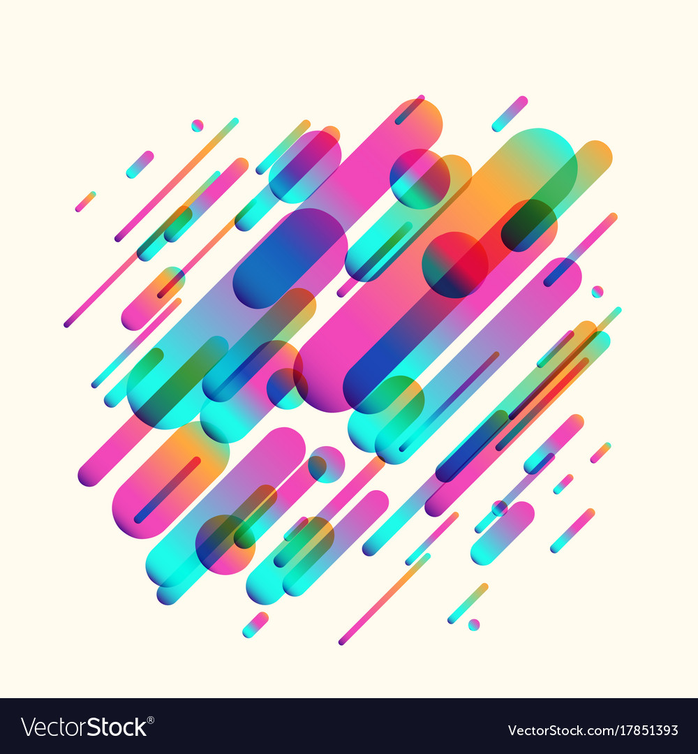 Dynamic composition made Royalty Free Vector Image