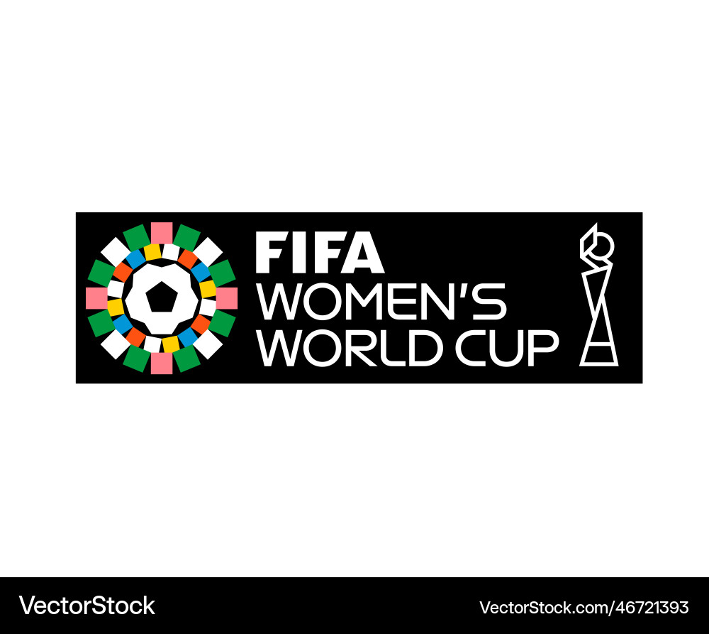 Fifa womens world cup 2023 official logo Vector Image