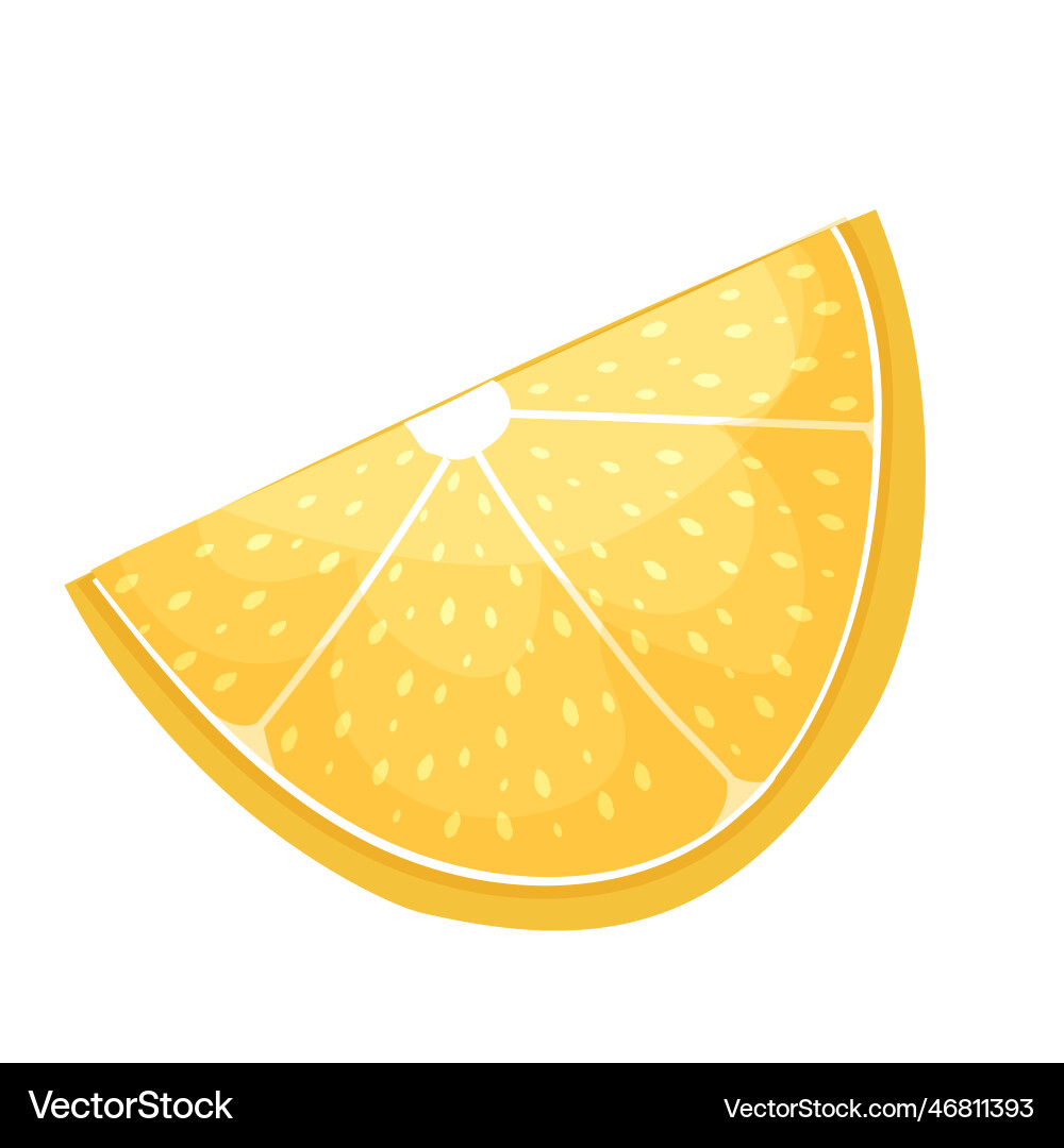 Fresh lemon citrus soir fruit in comic cartoon Vector Image