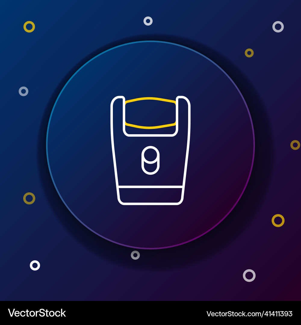 Line electric razor blade for men icon isolated Vector Image