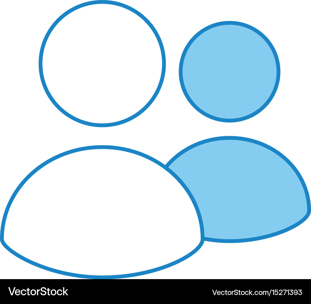 Network users isolated icon Royalty Free Vector Image