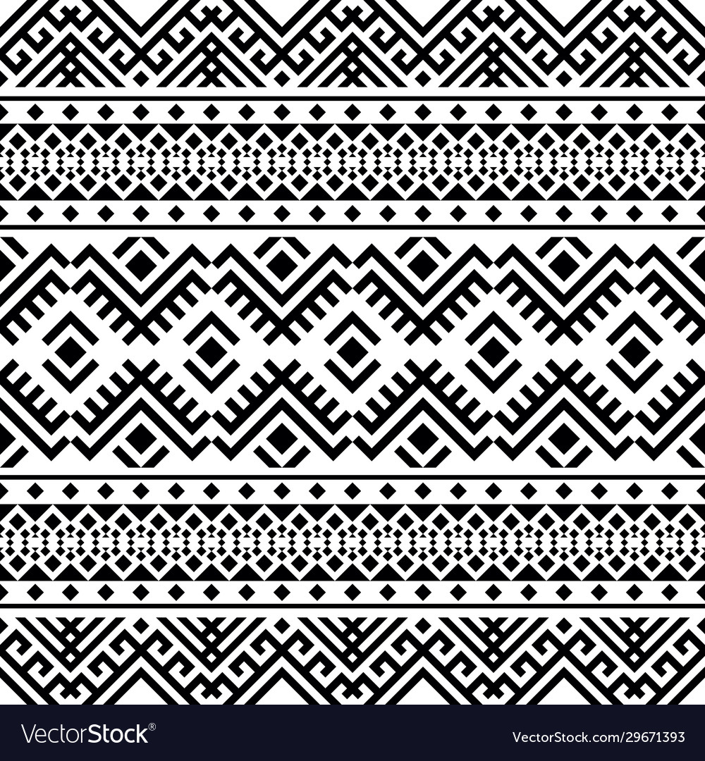 Seamless ethnic pattern Royalty Free Vector Image