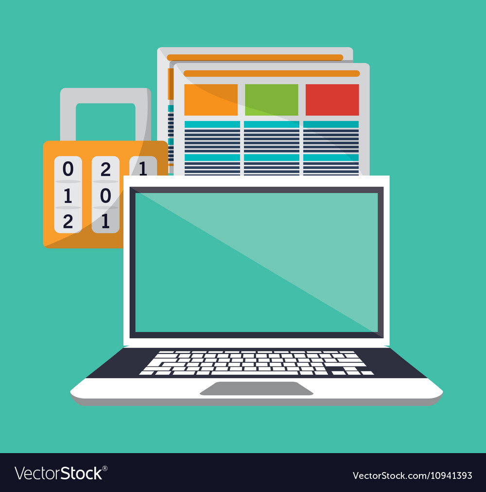 Security system and protection design Royalty Free Vector