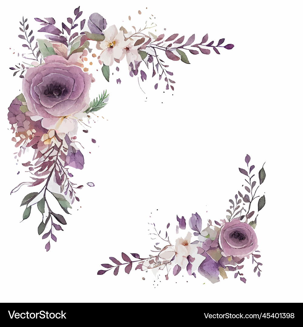 Frame Of Violets