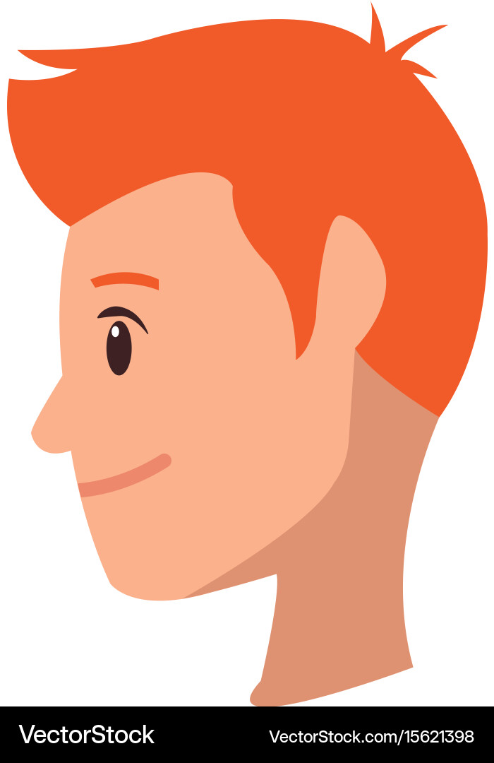 Young Man Face Cartoon