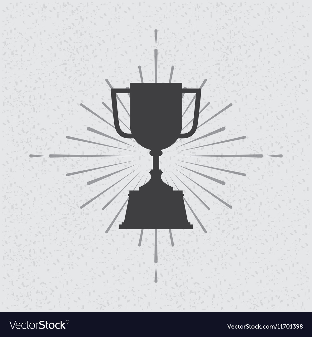 Trophy award design Royalty Free Vector Image - VectorStock