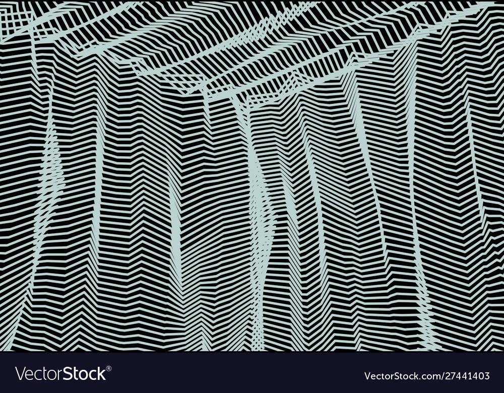 Abstract artistic background for design linear 3d Vector Image