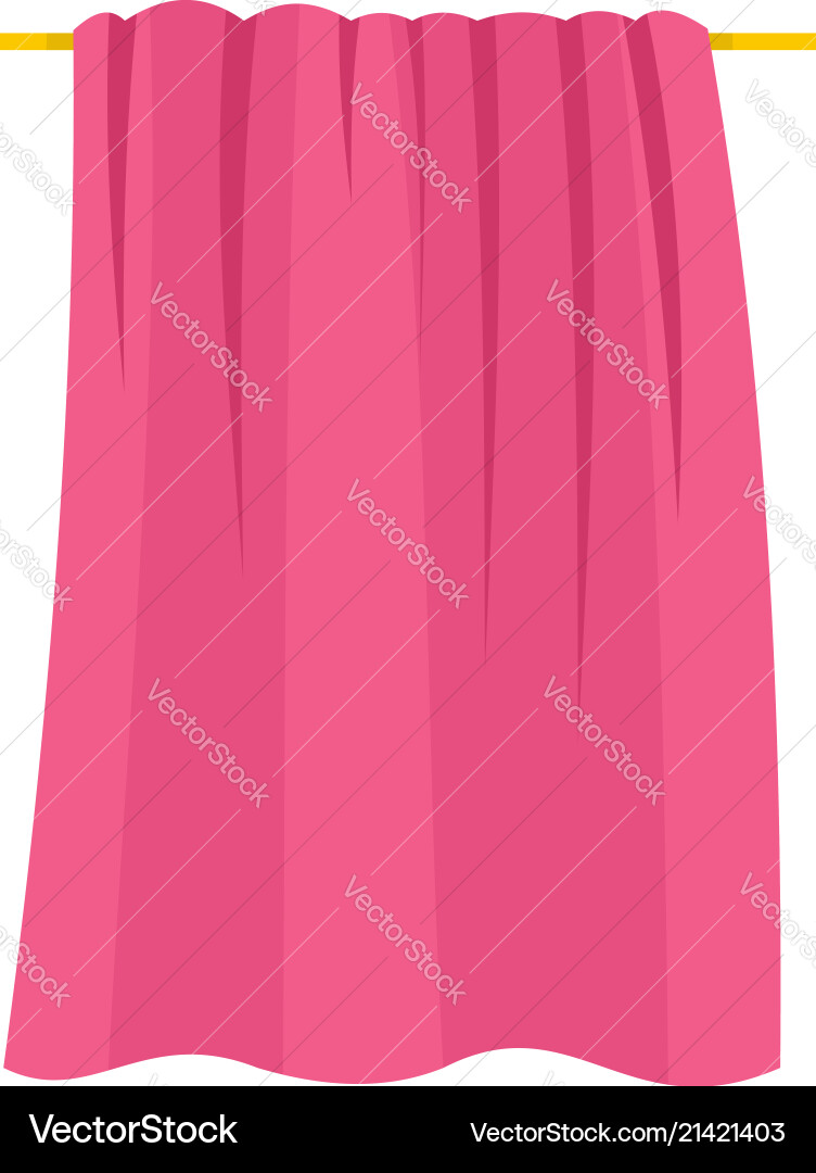 Baby towel icon flat style Royalty Free Vector Image