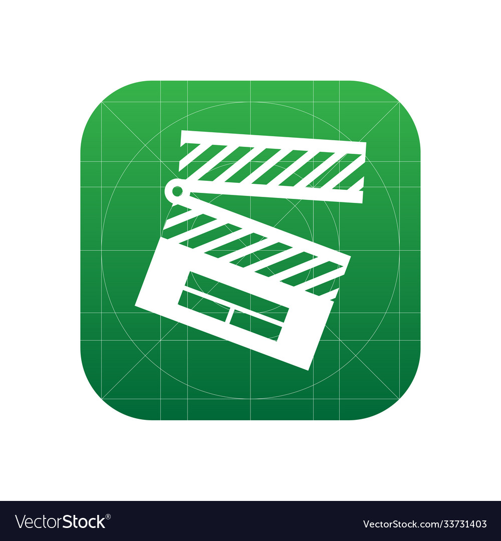 Clapper icon Royalty Free Vector Image - VectorStock
