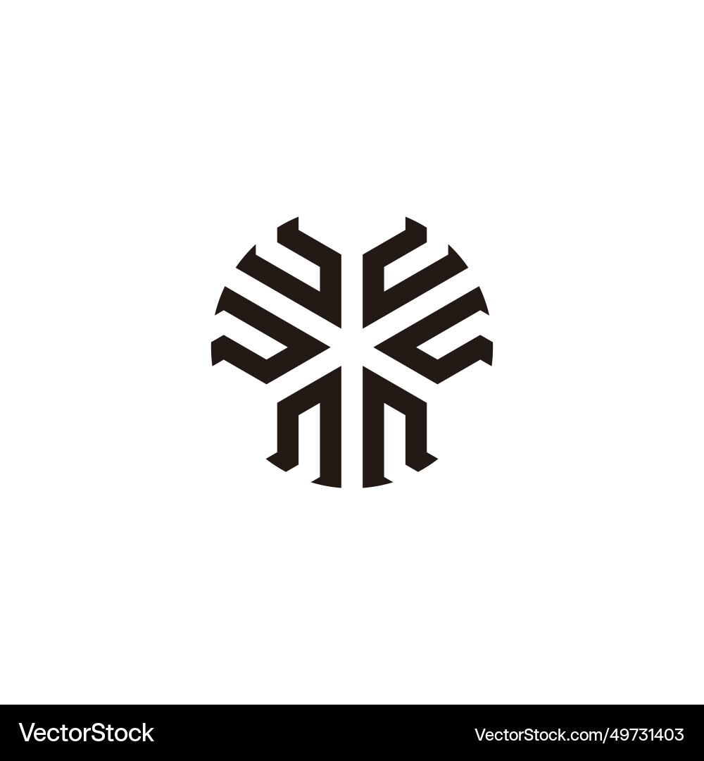 Letter y unique epic geometric symbol simple logo Vector Image