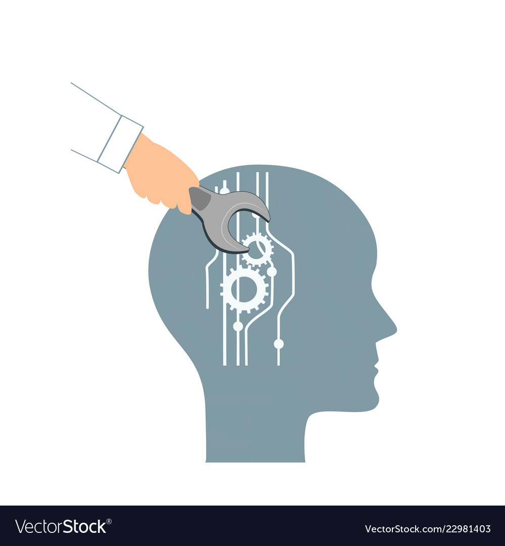 Nlp or neuro-linguistic programming concept open Vector Image Nlp or neuro-linguistic programming concept open Vector Image