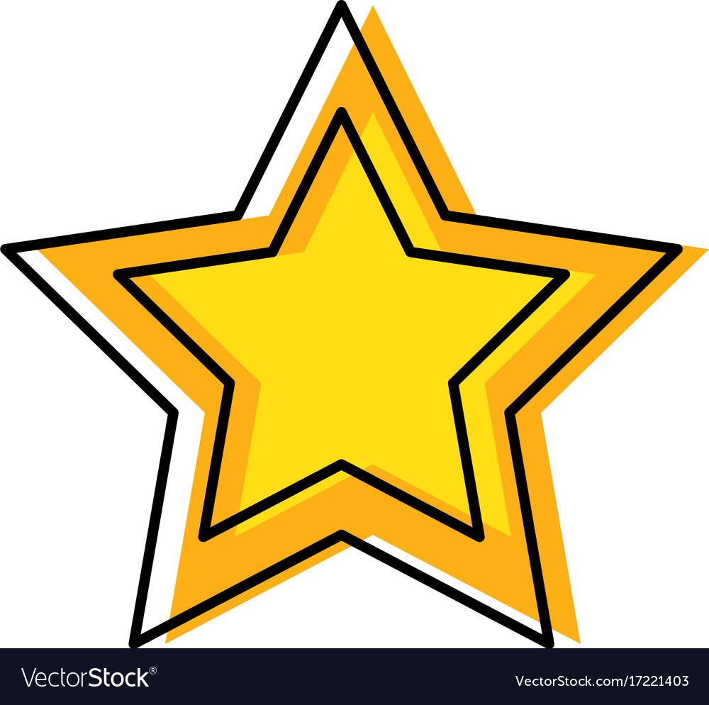 Star shape symbol Royalty Free Vector Image - VectorStock