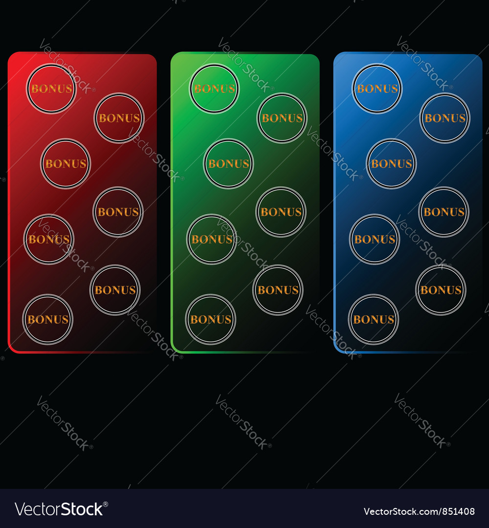 Bonus background Royalty Free Vector Image - VectorStock