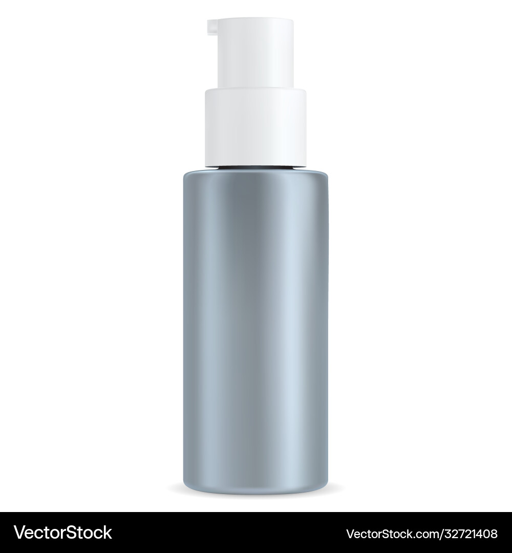 Moisturizer bottle pump dispenser cosmetic lotion Vector Image