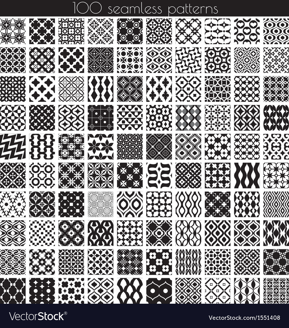 Seamless ornament patterns Royalty Free Vector Image