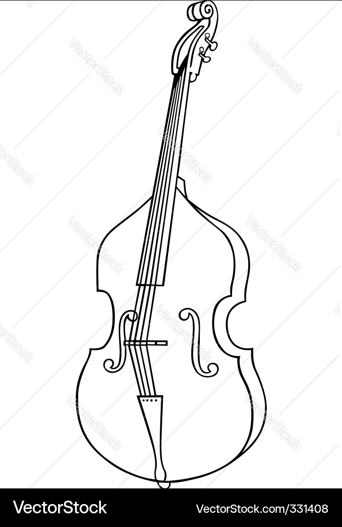 Vector contrabass Royalty Free Vector Image - VectorStock