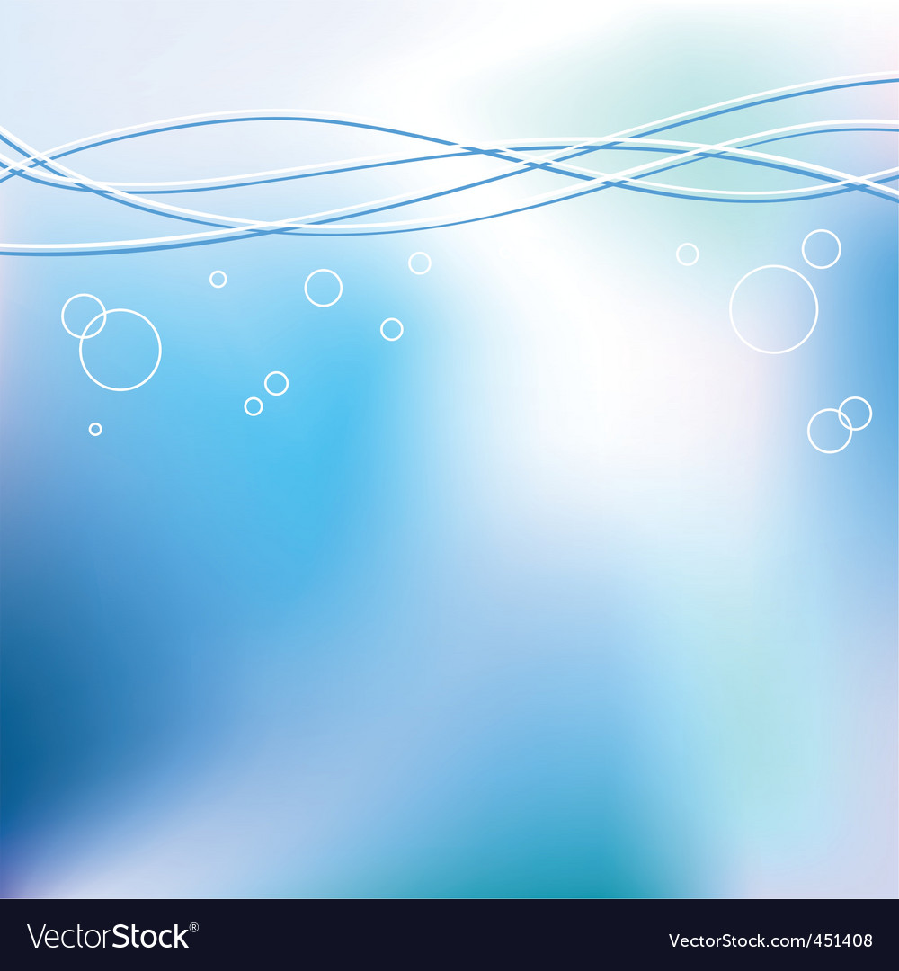 Water background Royalty Free Vector Image - VectorStock