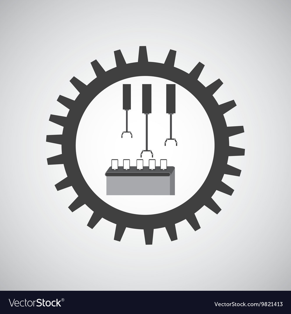 Robot technology machine Royalty Free Vector Image