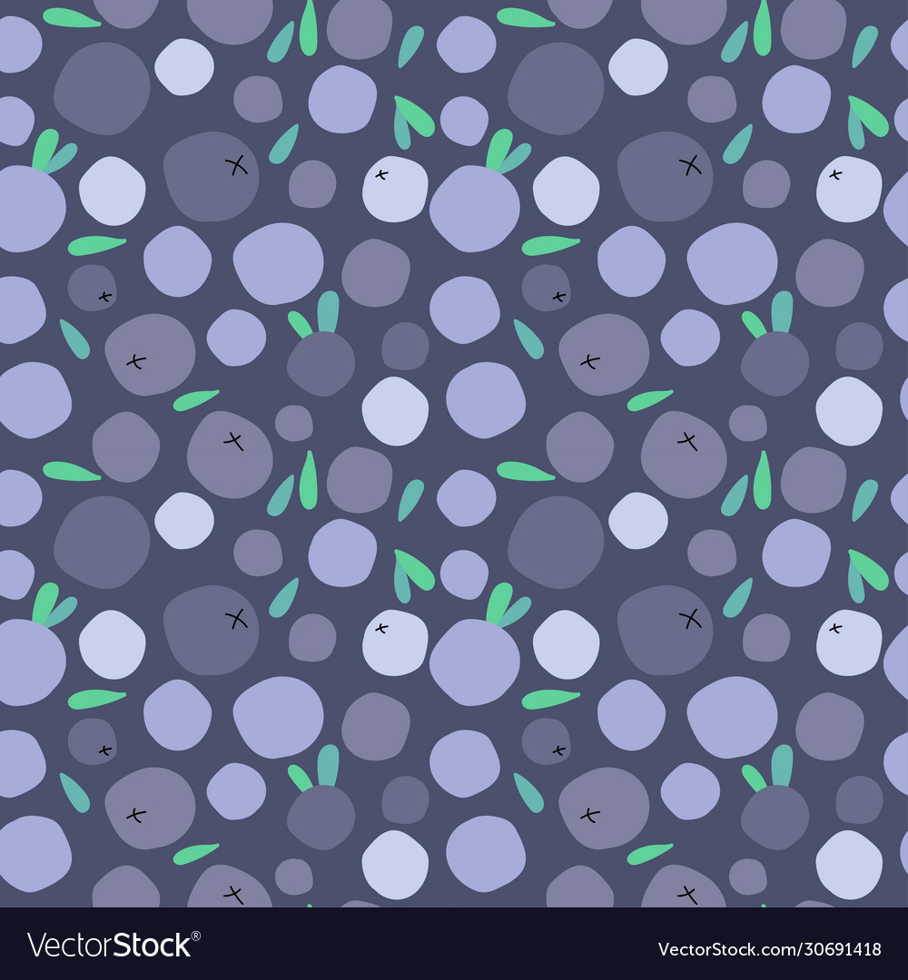 Abstract berries pattern Royalty Free Vector Image