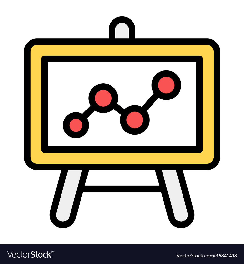 Graphical presentation Royalty Free Vector Image