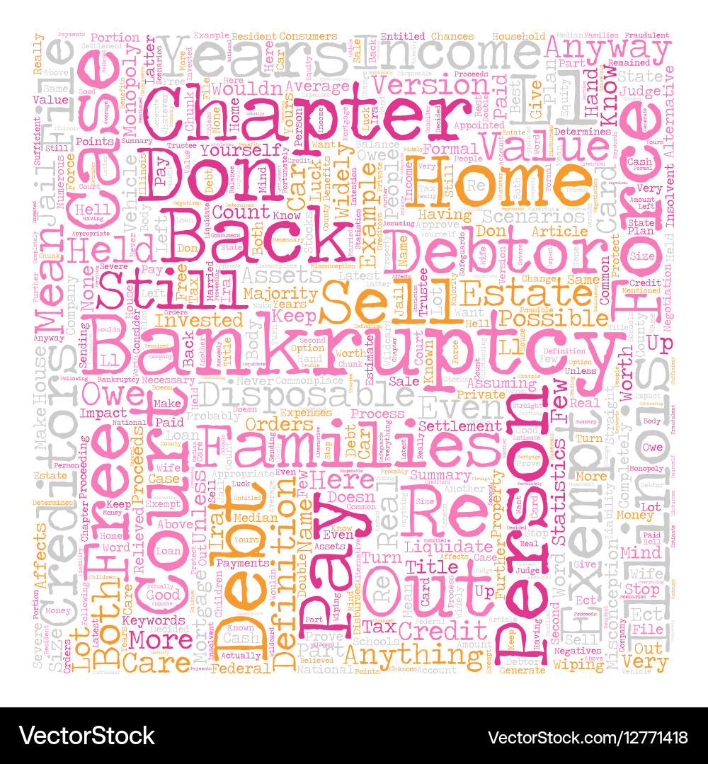 Will you have to pay back debt anyway text Vector Image