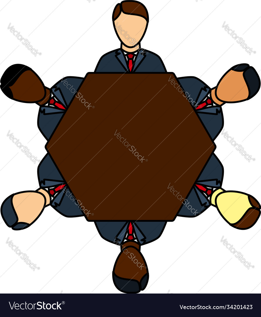 Conversation table icon Royalty Free Vector Image