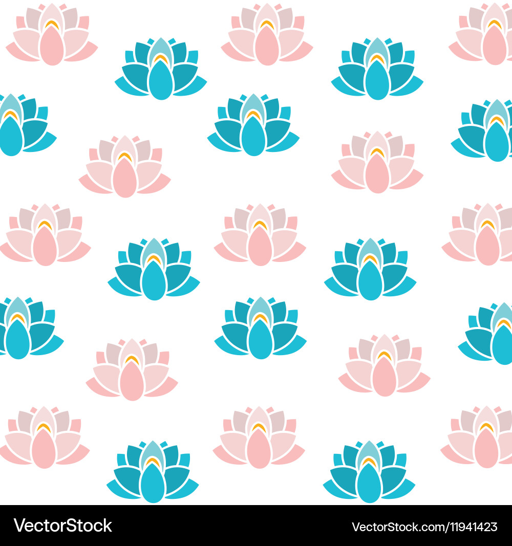 Indian lotus flower Royalty Free Vector Image - VectorStock