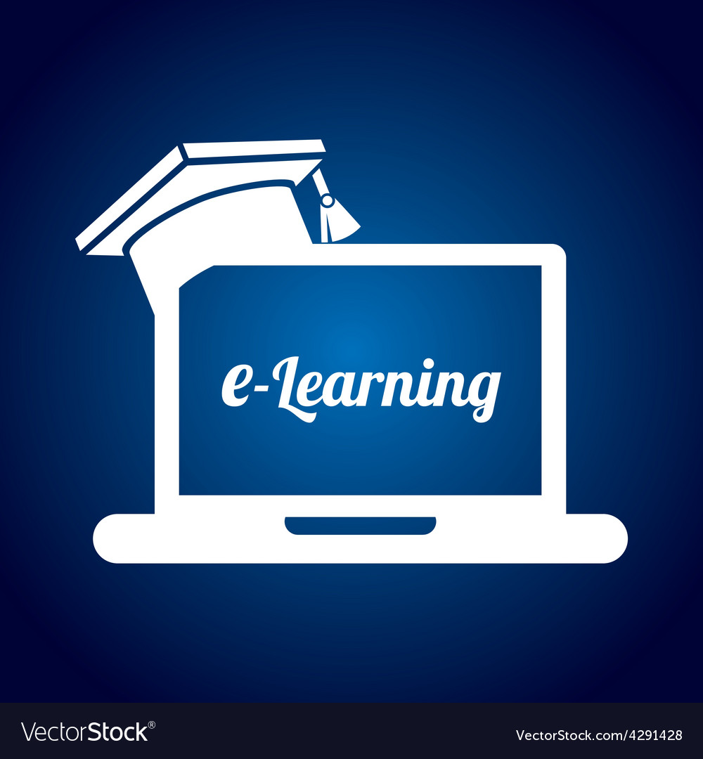 E-learning concept Royalty Free Vector Image - VectorStock