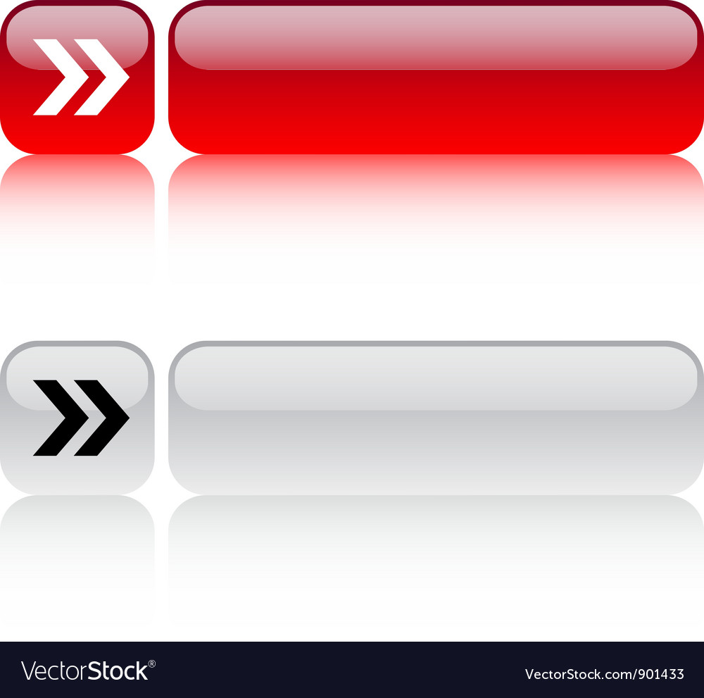 Forward arrow square button Royalty Free Vector Image