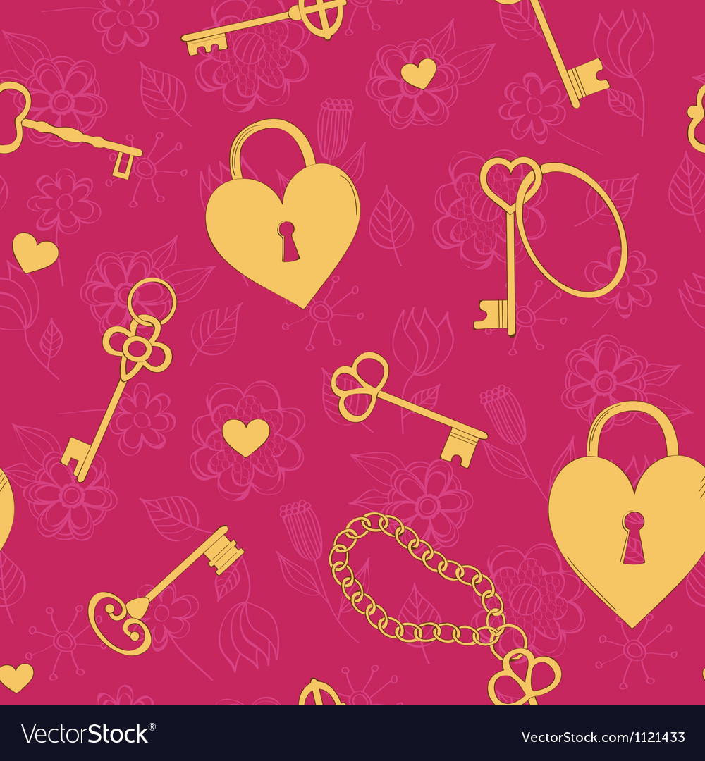 Seamless keys Royalty Free Vector Image - VectorStock