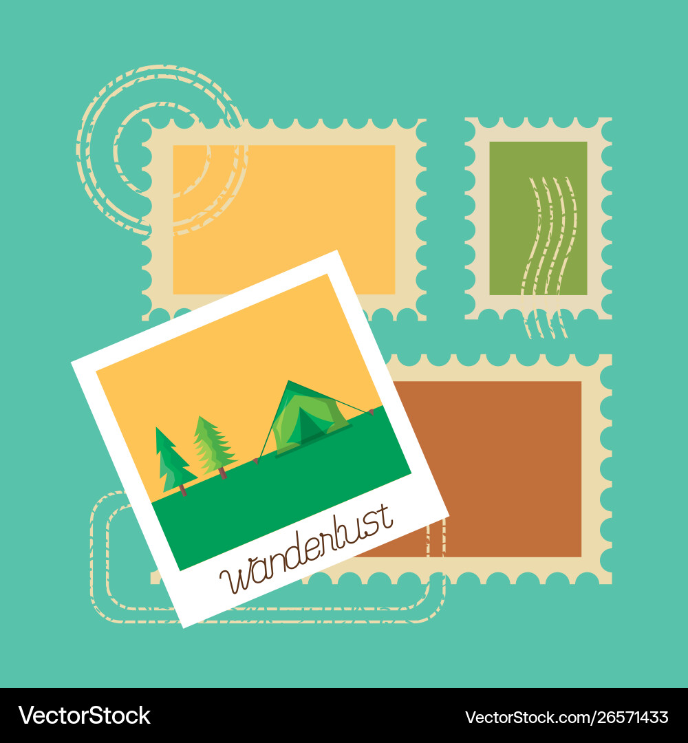 Travel and wanderlust design Royalty Free Vector Image