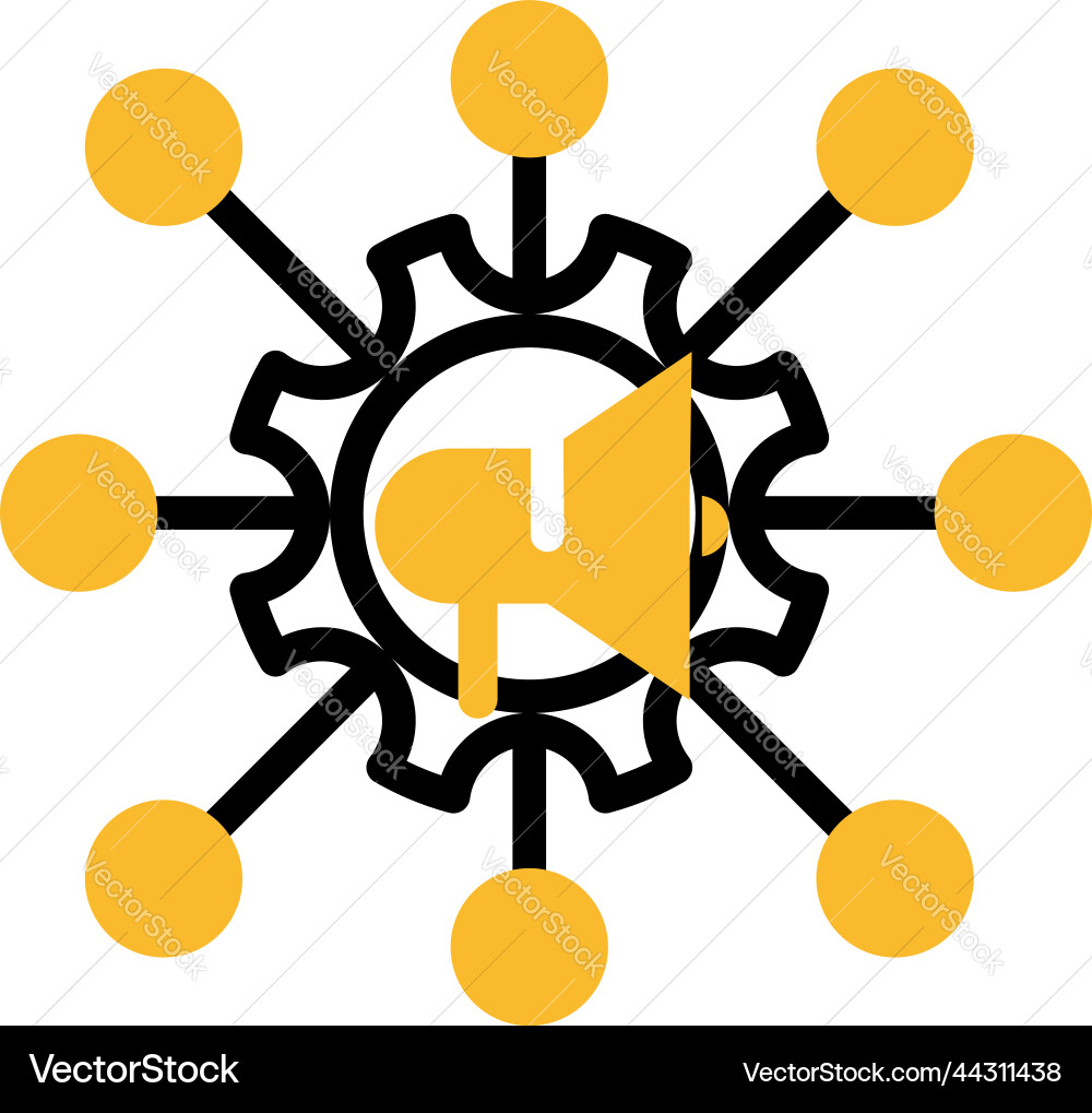 Ads advertising on a white background Royalty Free Vector
